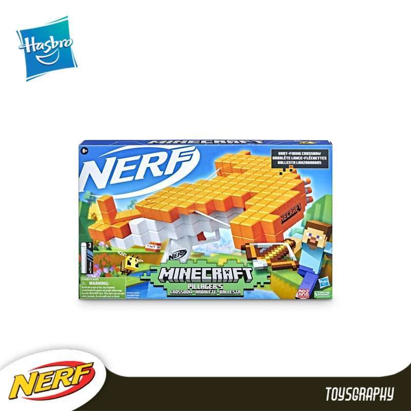 Jual NERF Minecraft Pillagers Crossbow Pillager's Bow Strike di Seller ...
