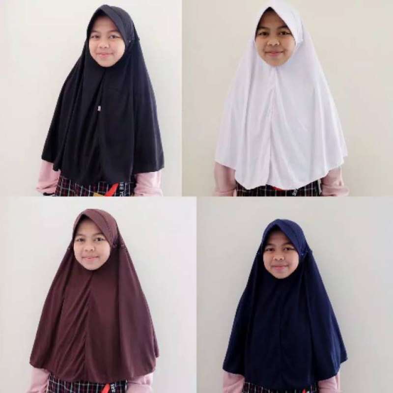 Promo Hijab Anak Sekolah Hijab Rabbani KW Premium Ukuran XL Diskon 43% ...