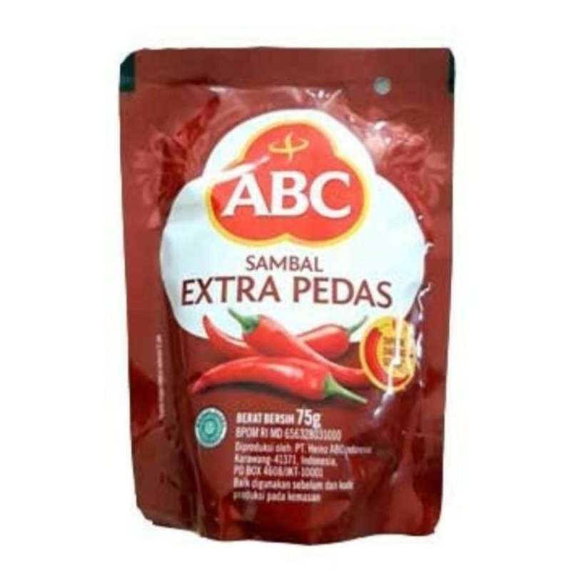 Jual ABC sambal extra pedas 75gr di Seller jco mart - Jati Rahayu, Kota ...