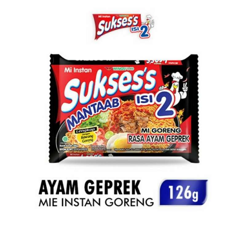 Jual Suksess isi 2 mie goreng ayam geprek 5bks di Seller jco mart ...