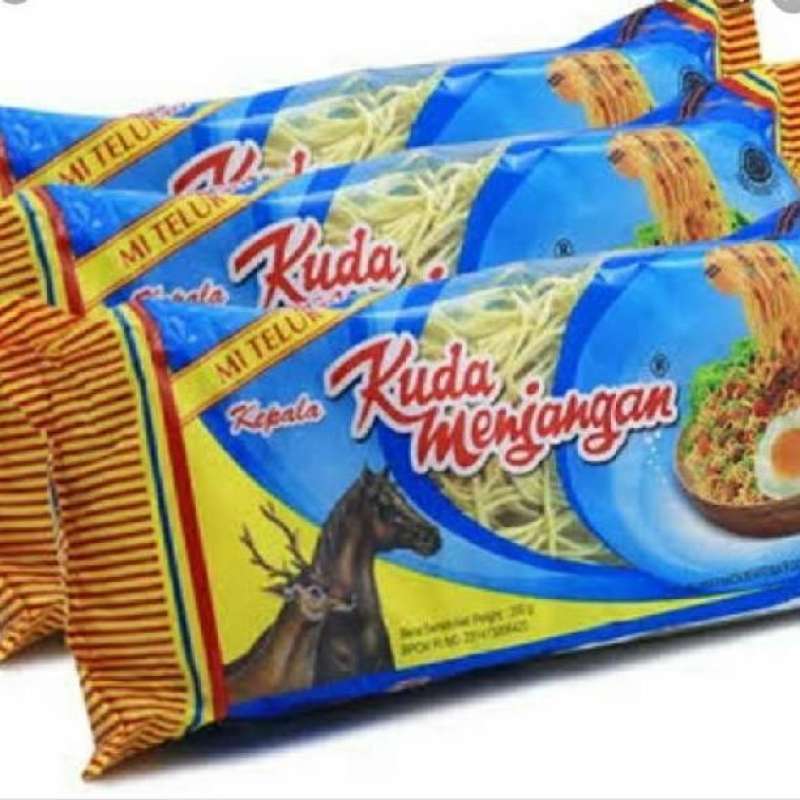 Jual mie telur Kuda Menjangan 200 gr - Mie Bulat di Seller Langgeng ...