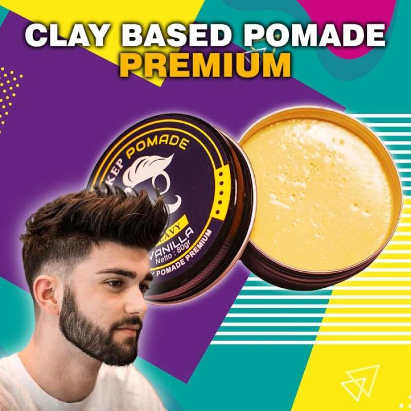 Jual Clay Pomade Oil Based Pomade Terbaik Untuk Rambut Kering | Pomade ...
