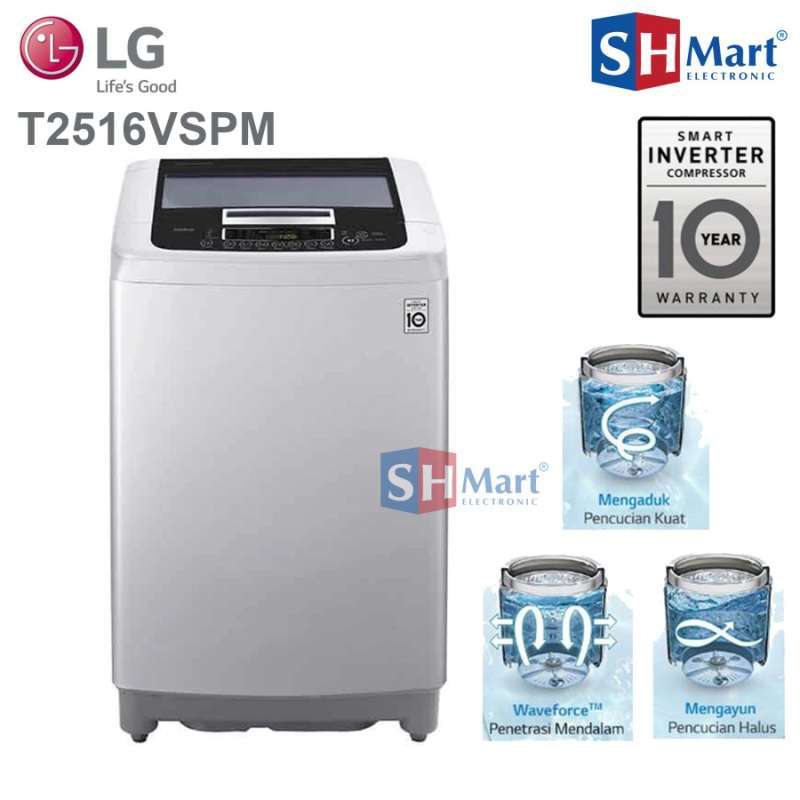 Jual MESIN CUCI LG TOP LOADING 16 KG SMART INVERTER T2516VSPM (MEDAN) di Seller SHMART ...