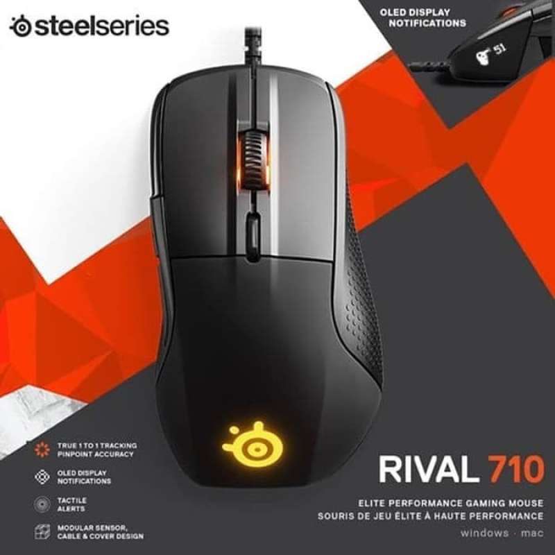 Promo Steelseries Rival 710 Oled Display Rgb Gaming Mouse Garansi Resmi ...