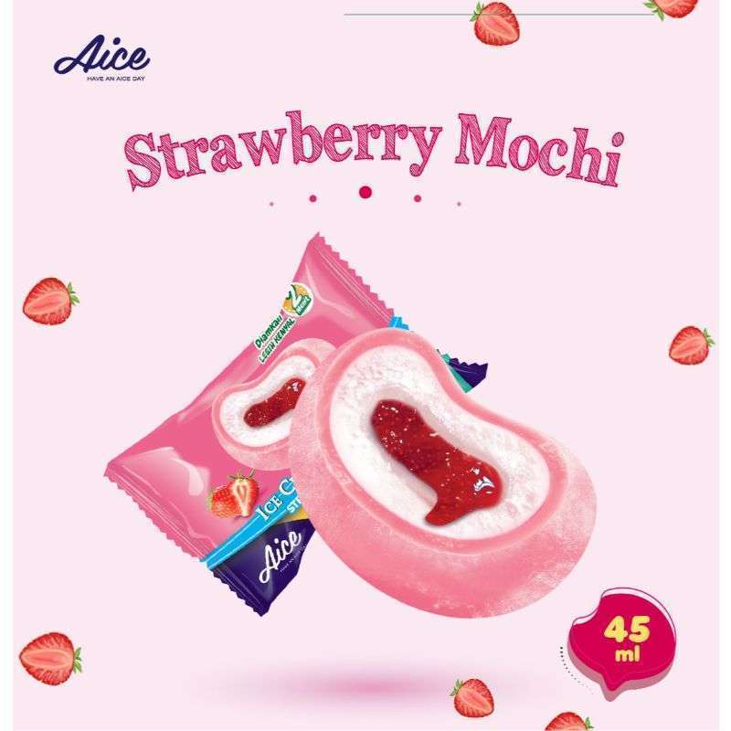 Jual AICE MOCHI STRAWBERRY di Seller TOKO ALDZI - Cipadung Kulon, Kota ...