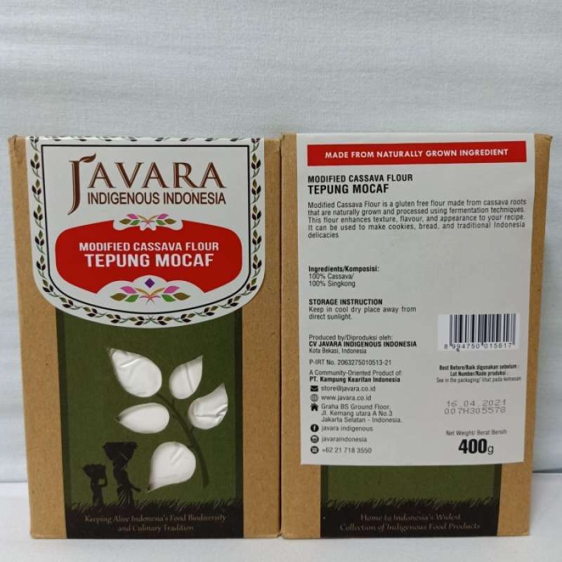 Promo Javara - Tepung Mocaf - Gluten Free - 400 gr Diskon 50% di Seller ...