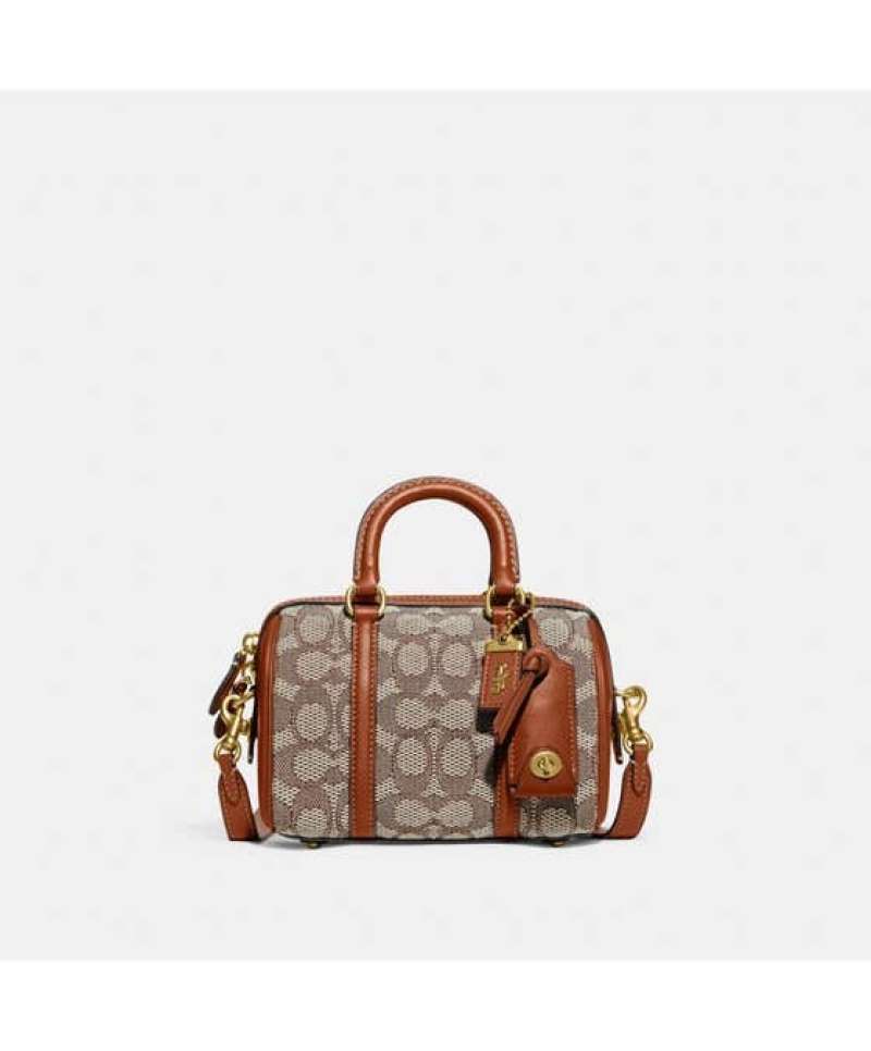 Jual COACH Ruby Satchel 18 In Signature Textile Jacquard di Seller ...