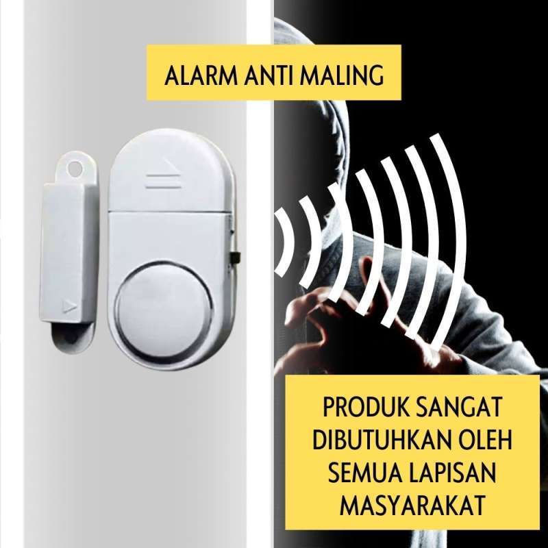 Jual Alarm Sensor Gerak Pintu / Jendela Anti Maling di Seller Solusi ...