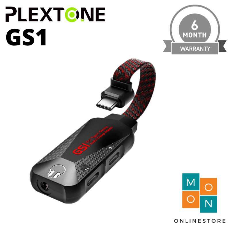 Promo Plextone Gs1 Mark Ii 3 In1 Sound Card Converter Type C To 3.5 Mm ...