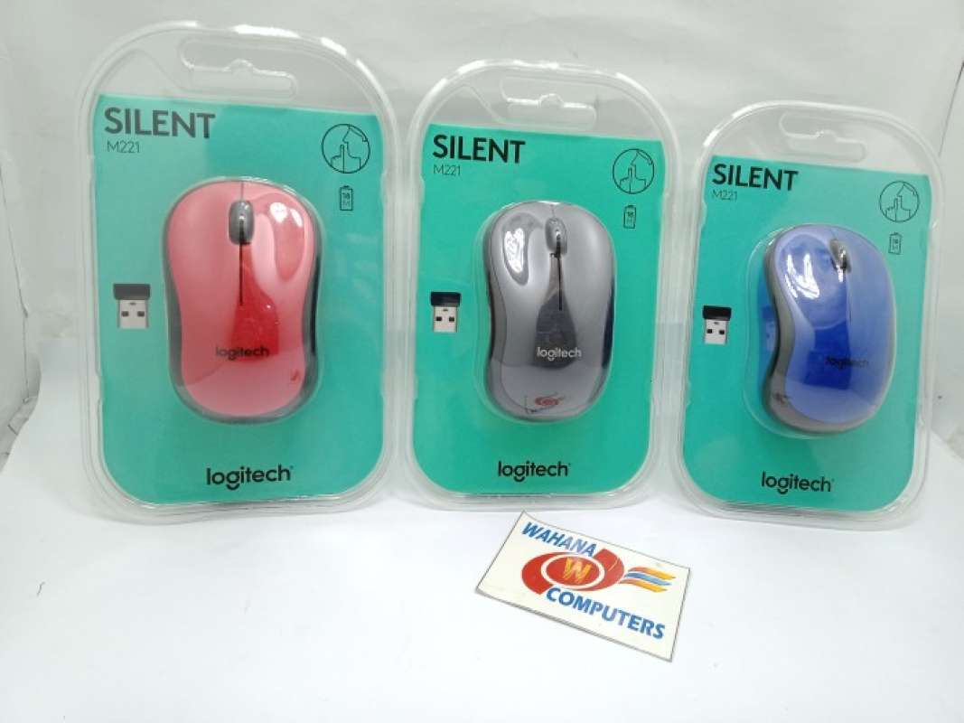 Promo Mouse Logitech Silent Mouse Wireless M221 Diskon 10% di Seller ...