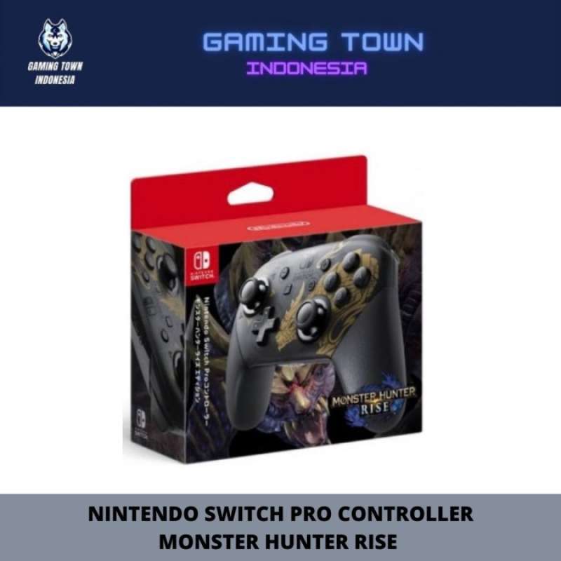 Jual Monster Hunter Rise Nintendo Switch Pro Controller Stick Wireless ...