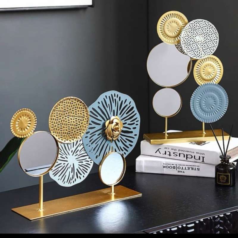 Jual Wall Decoration Metal Iron Flower Hiasan Dinding Besi Gold Hiasan ...