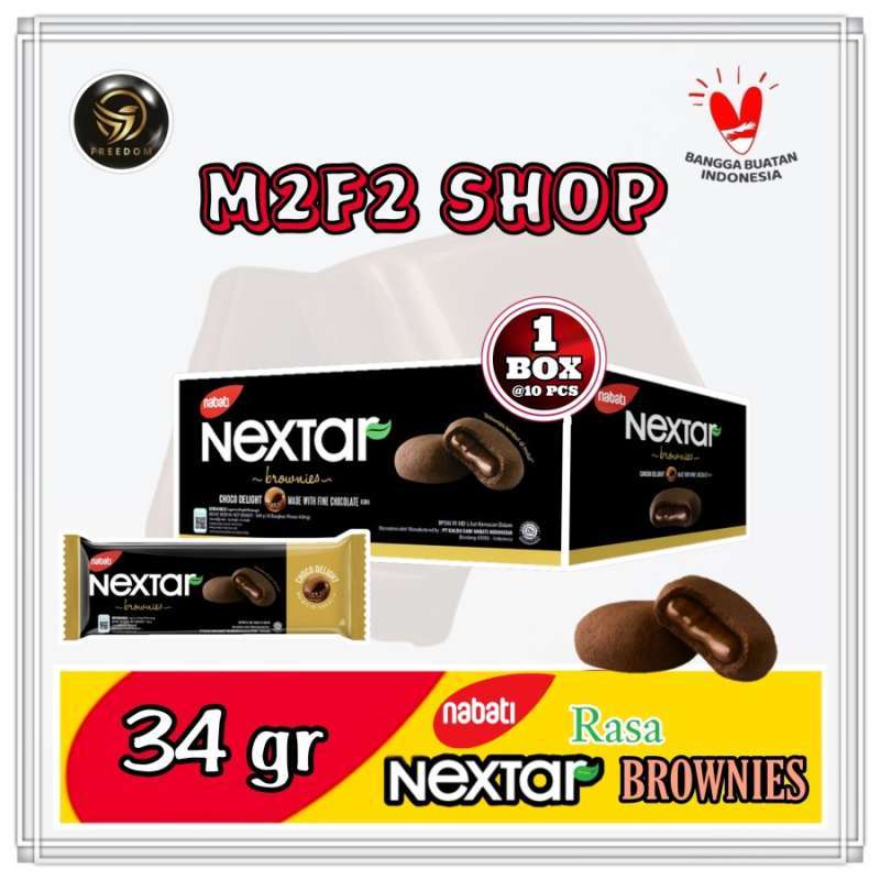Jual Nabati Nextar Brownies Choco Delight | Biskuit Cokelat 34 gr ...