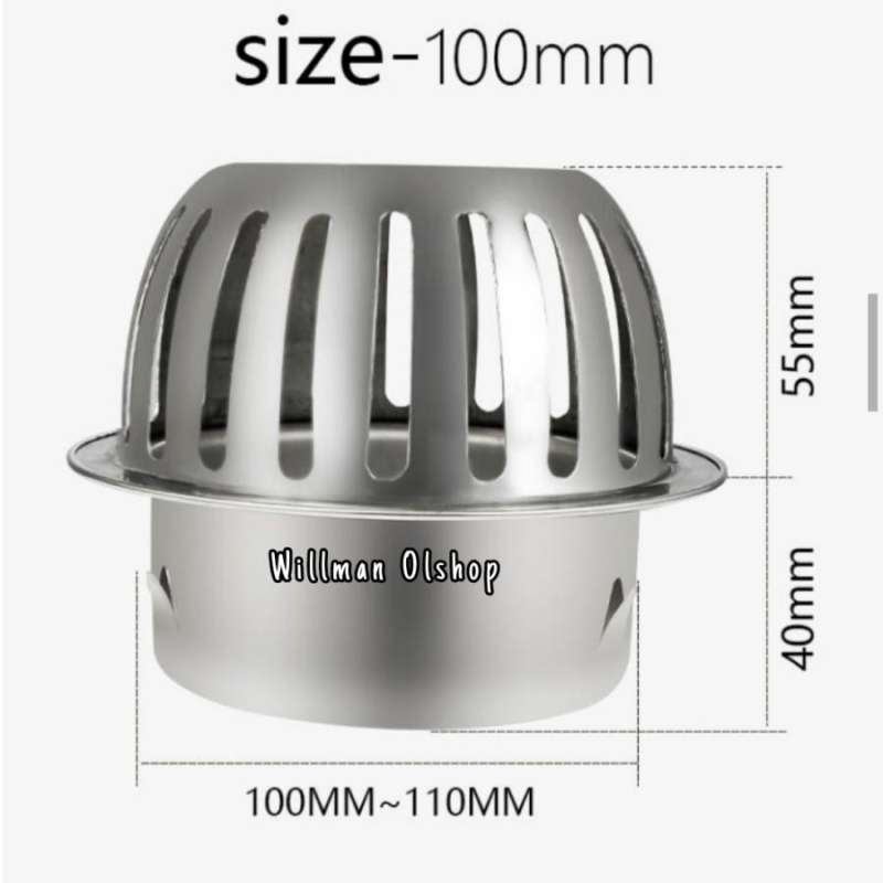 Jual Roof Drain Saringan Air Dak Atap Talang - 100 Mm Di Seller Willman ...