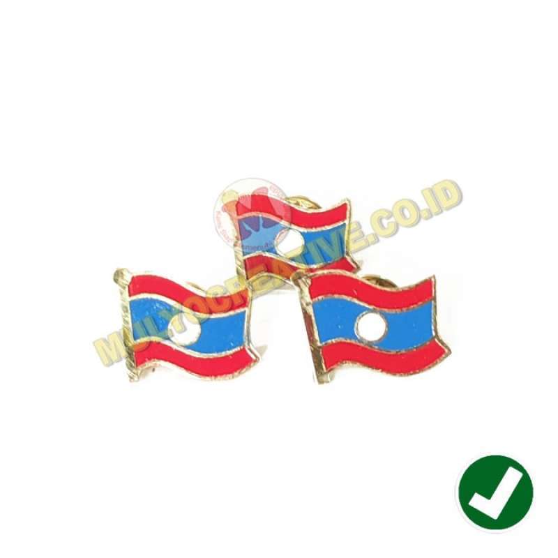 Jual Flag Pin Bendera Negara Pin Bros Bendera Pin Bendera Laos ...