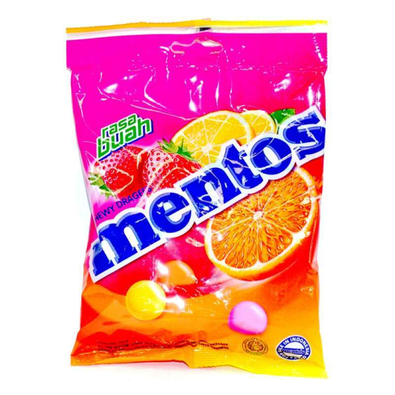 Promo MENTOS FRUIT BAG 121.5 GR - PERMEN Diskon 17% di Seller Hypermart ...