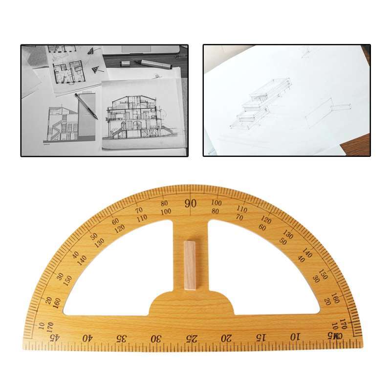 Jual Wooden Math Geometry Tool Teacher Teaching Tool Educational ...