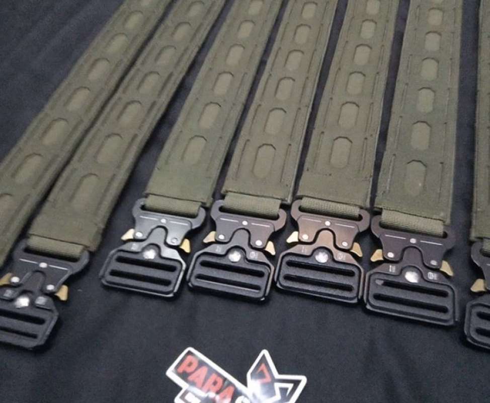 Jual Parashooter Tactical Fighter Warbelt Laser Cut Metal Buckle IPSC ...