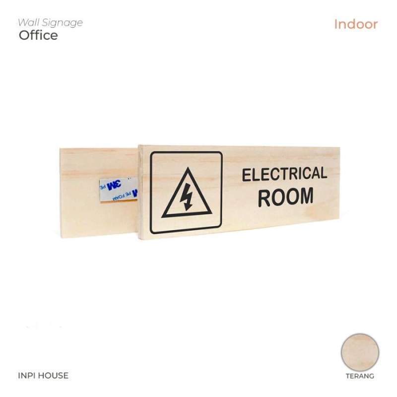 Jual Electrical Room Signage - Penanda Ruang Listrik - Wall Sign ...