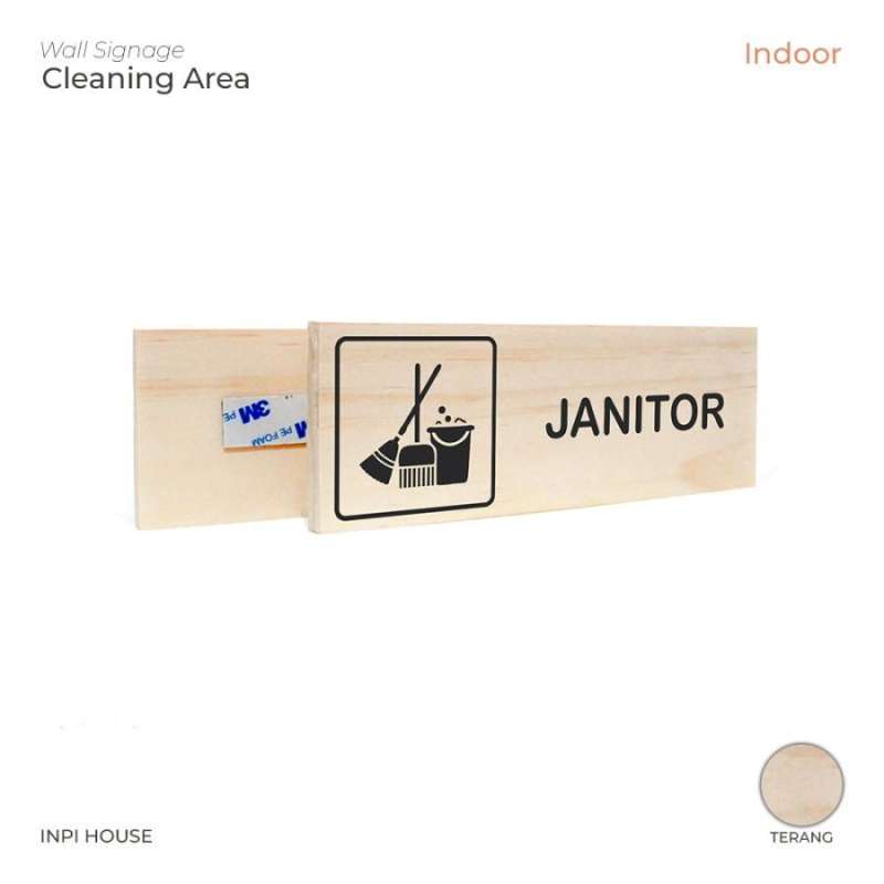 Jual Janitor Signage - Penanda Ruang Janitor - Wall Sign - Janitor Room ...