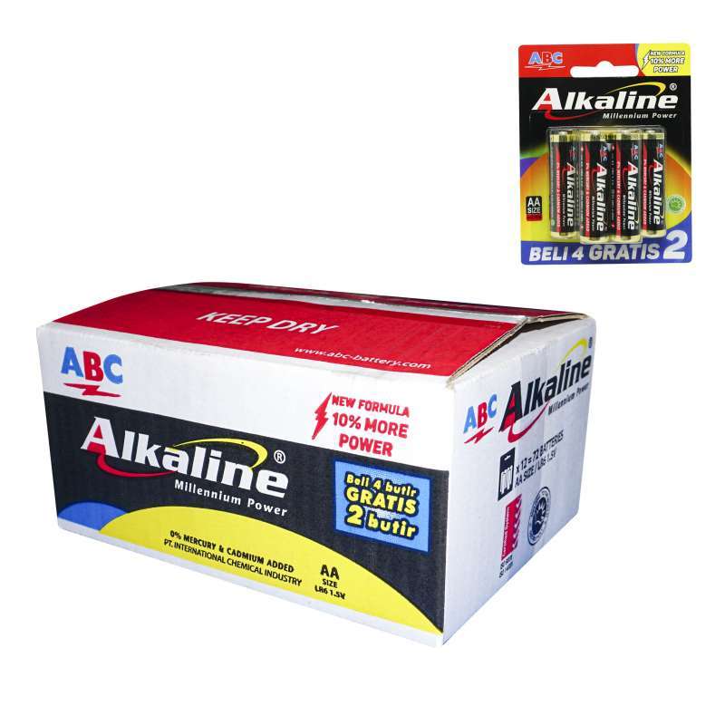 Jual Baterai Alkaline Isi 12 Original Murah - Harga Diskon Juli 2024 ...