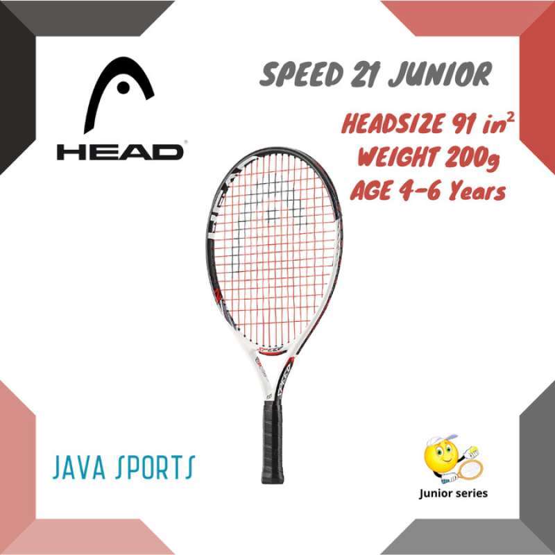 Promo Raket Tenis Head Speed Jr 21 | Junior Series|4-6 Years| 91 InÂ² ...