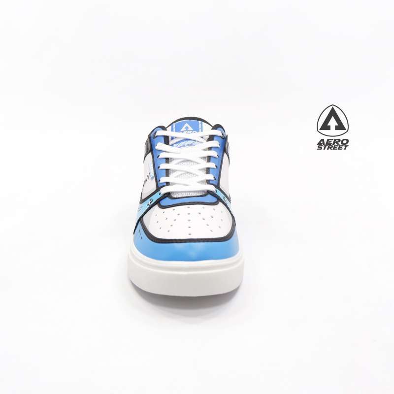 Jual Aerostreet 37-44 2d Hoops Low Blibli Putih Biru Muda - Sepatu ...