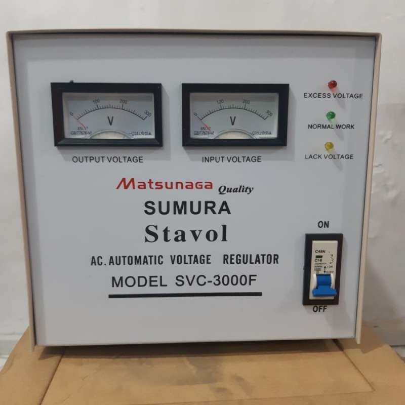 Promo Stabilizer Listrik Matsunaga - Stavol 3000W Diskon 15% di Seller ...