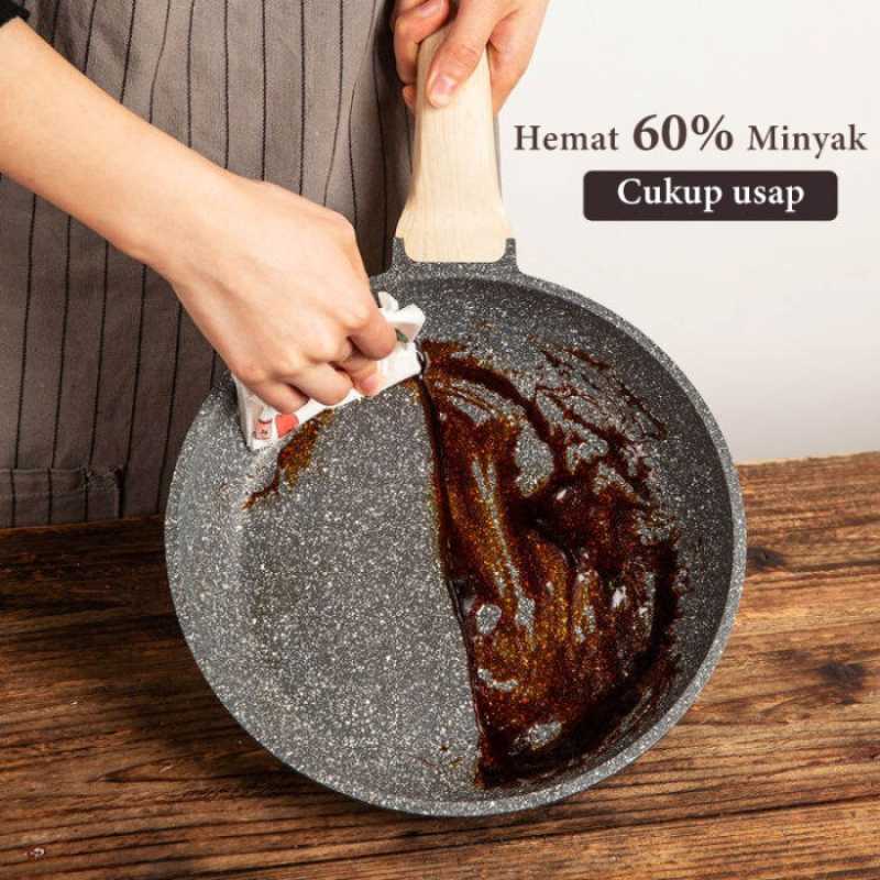 Promo Carote Ew Wajan Penggorengan Anti Lengket (frypan) Batu Granit No ...