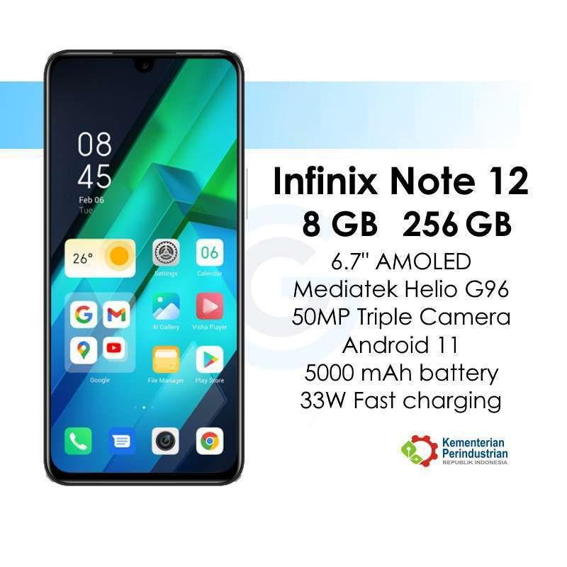 Promo Infinix Note 12 X670 Garansi Resmi Infinix Indonesia Diskon 6% di ...