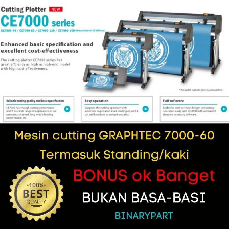 Jual Mesin Cutting GRAPHTEC CE7000 - 60 Plus STAND GRAPHTEC di Seller ...