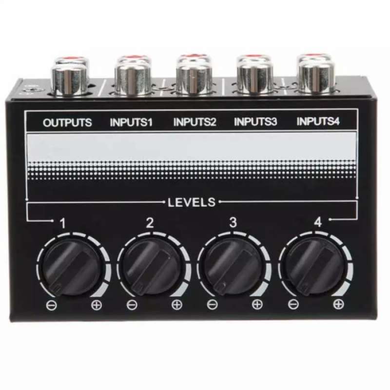 Jual MINI KONTROL STEREO AMPLIFIER MIXER INPUT OUTPUT RCA 4 CH CHANNEL ...