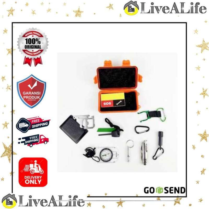 Jual Emergency Survival Kit Multifunctional First Aid SOS di Seller ...