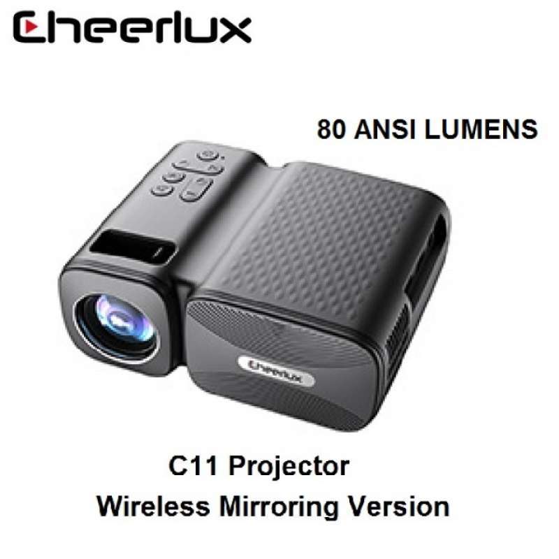 Promo Cheerlux C11 Wifi - Projector 720p 80 Ansi Lumens - Support 1080p ...