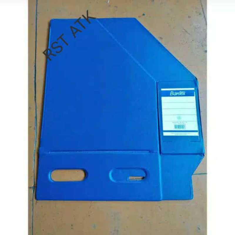 Jual Ordner bantex jumbo box file 401101 ukuran folio 100mm blue ...