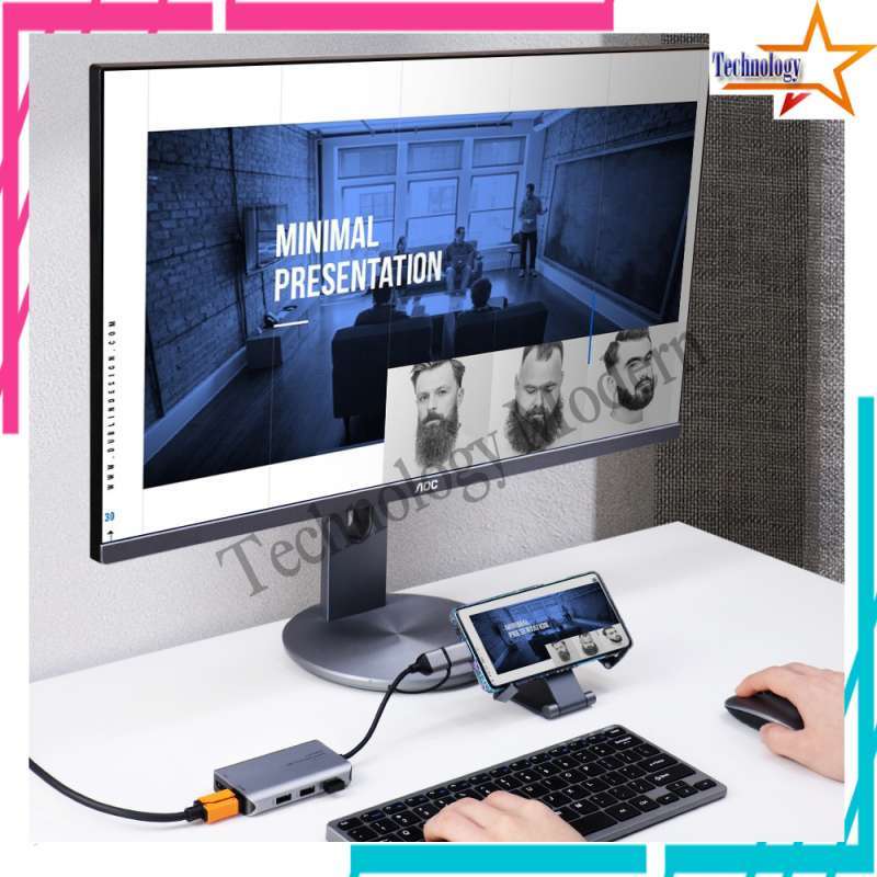 Jual Multiple Monitor Dual Hdmi Extend Display 2 Monitor+docking 3x Usb ...
