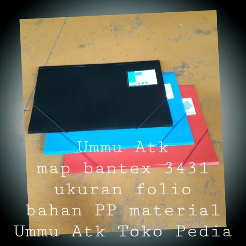 Jual map bantex 3431 lengkap dengan tali pengait ukuran folio di Seller ...
