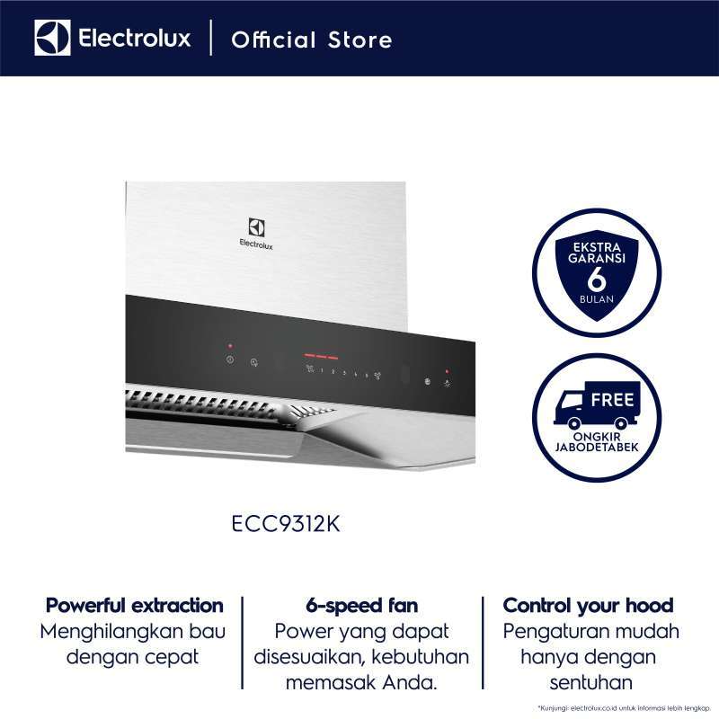 Promo Cooker Hoods Chimney Electrolux Ecc9312k / Ecc 9312 K / Ecc 9312k ...