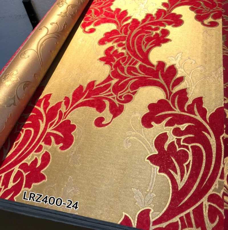 Jual Wallpaper Dinding Klasik Merah Gold Mewah Luxury Oriental di ...