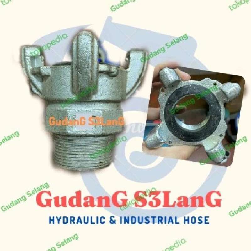 Jual Male Chicago Coupling 1,25 Claw Drat Selang Angin Kompresor ...