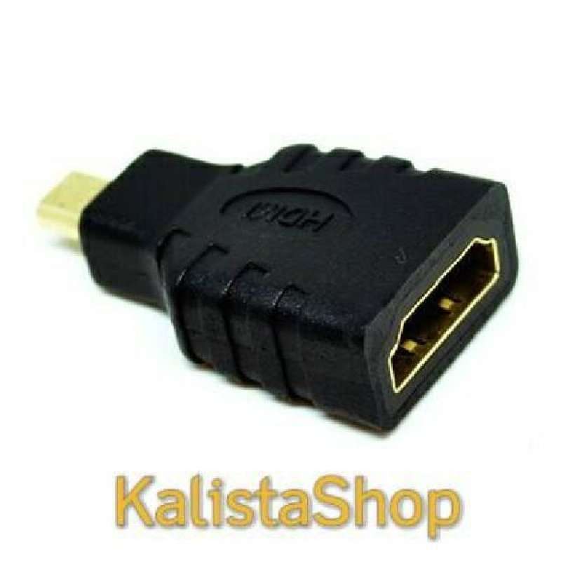 Jual Micro HDMI Male to HDMI Female Adapter (Gold Plated) di Seller ...