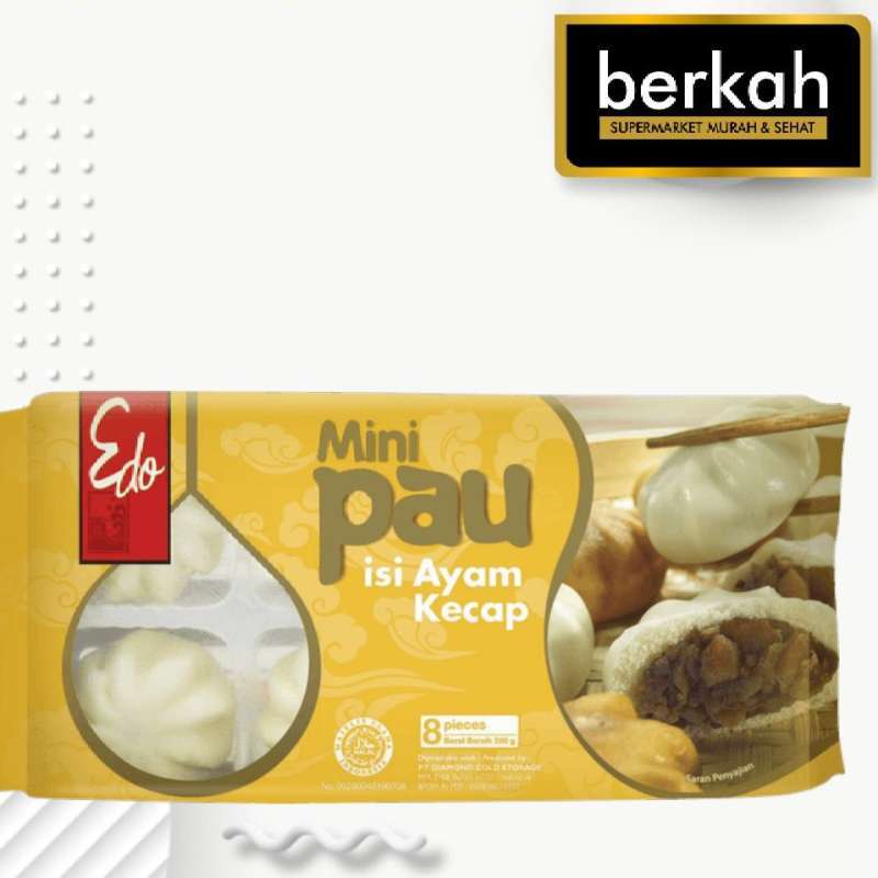 Jual Edo Mini Pau Ayam Kecap 200 Gram Di Seller Berkah Supermarket ...