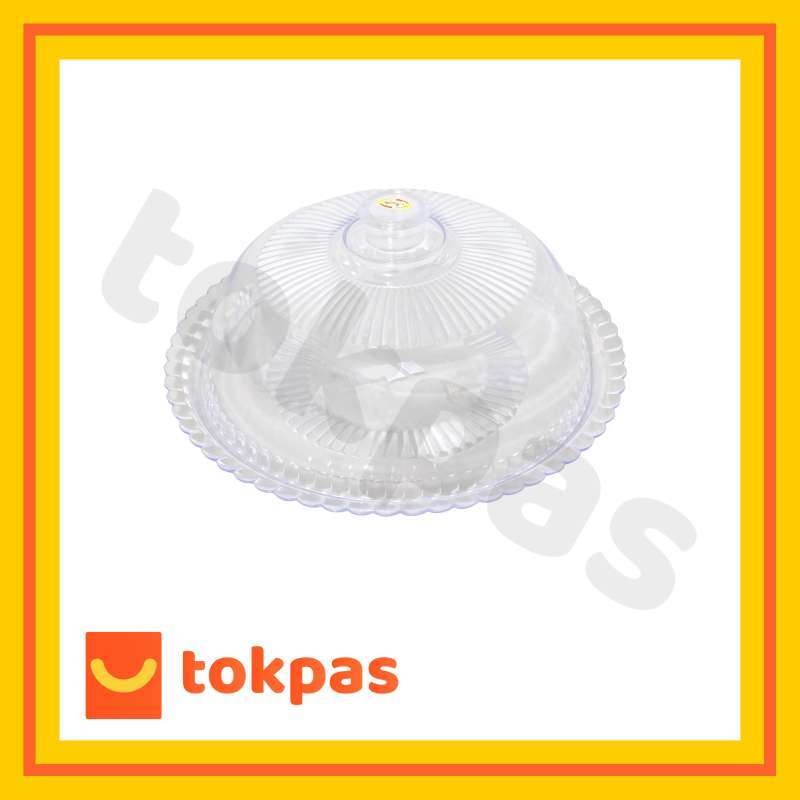 Jual Tempat Kue Bulat Tempat Saji Kue Crystal Cake Set Nagata 122 Di ...