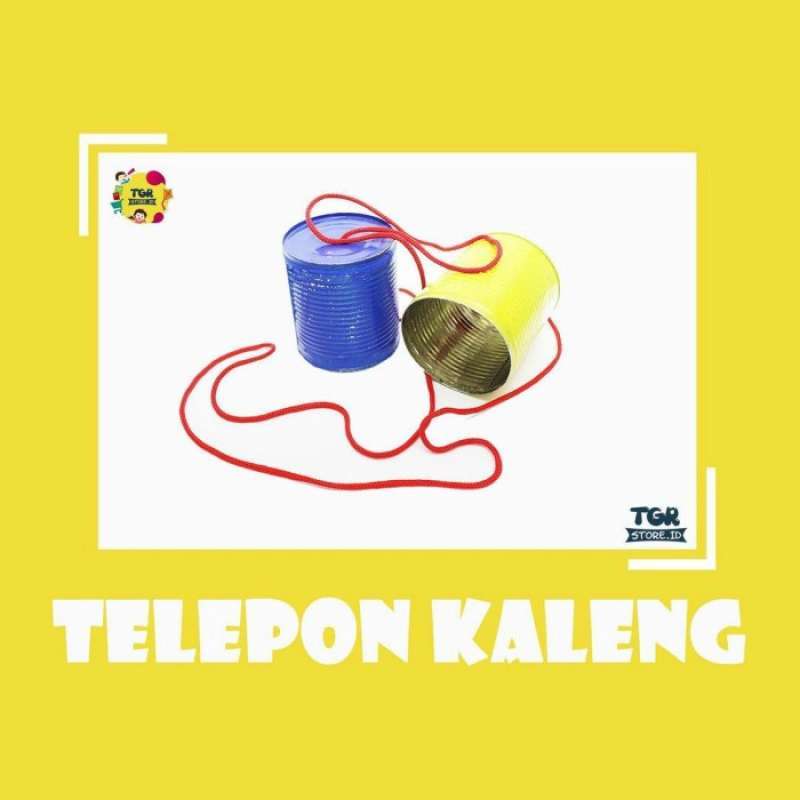 Promo Permainan Tradisional Telepon Kaleng Mainan Jaman Dulu Diskon 40% ...