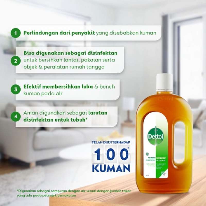 Jual Dettol Antiseptik 1 Liter + Vanish Pink 400g Free Baby Hair Nail ...