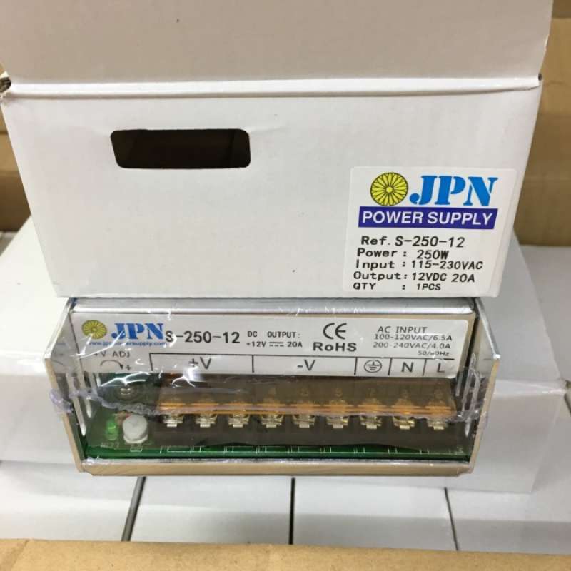 Promo Jpn Power Supply S250-12 12V Dc 250W 20A ( Jpn S250-12 ) Diskon ...