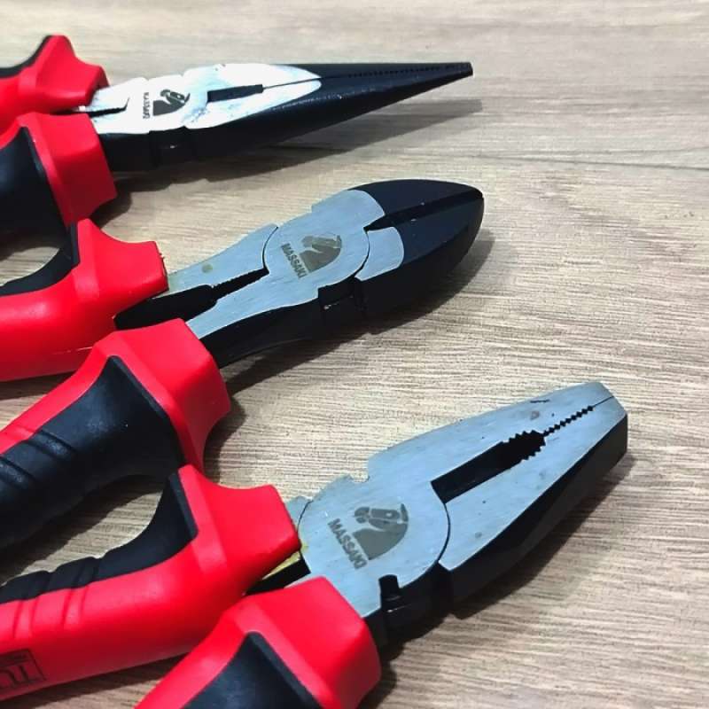 Jual PAKET 3 SET TANG 6 INCH TANG POTONG KOMBINASI LANCIP + S.TANGAN ...