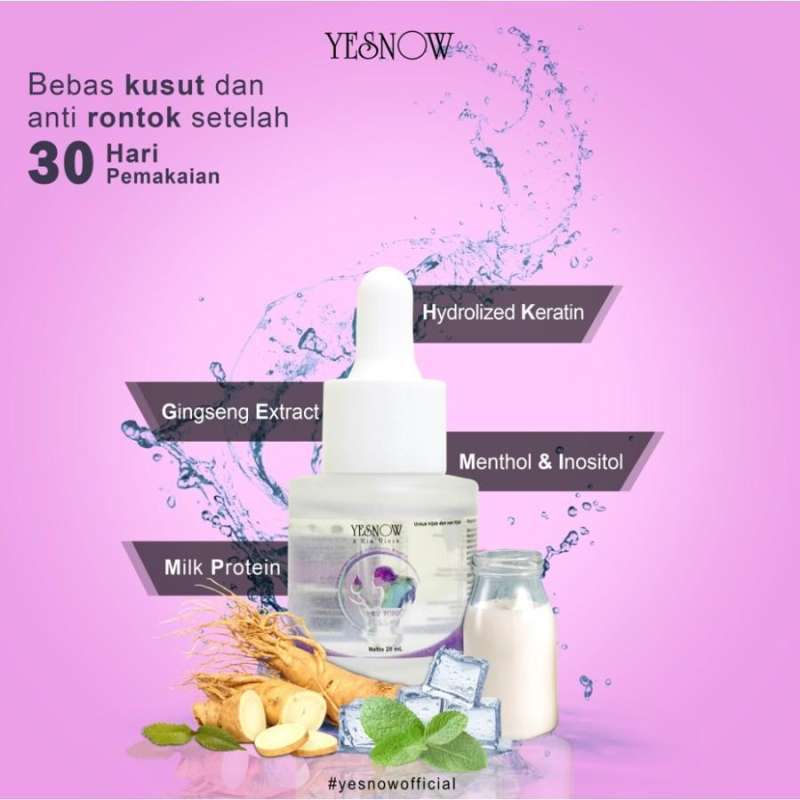 Jual YESNOW HAIR TONIC SERUM 20ML di Seller Alfonso Cosmetics - Kab ...