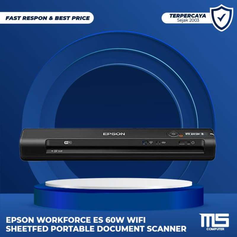 Jual Epson WorkForce ES 60W Wifi Sheetfed Portable Document Scanner di ...