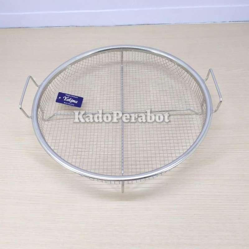 Jual Saringan Minyak Bulat - Saringan Gorengan Stainless - Tirisan ...